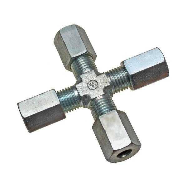 4KBUS 1/4" Compression Cross | High Pressure Breathing Air 6000PSI ...