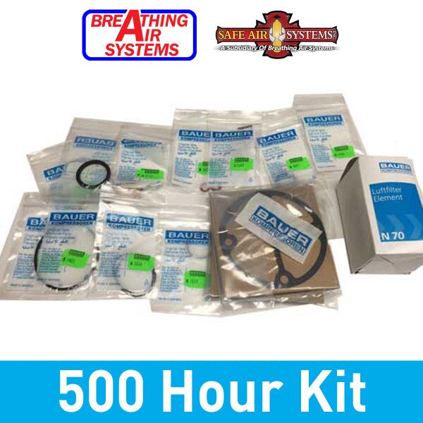 A-14-F7/8-A1 OEM Bauer Compressors Maintenance Kit for K14 Compressor ...