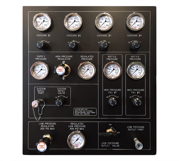 CC2X4X4MLP Mobile Cascade Breathing Air Control Panel | High Pressure ...