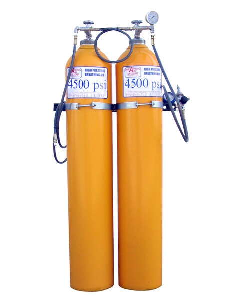 CS4-2 Two Cascade Cylinders With Plumbing HP Hose 4500PSI | High ...