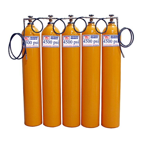 CS4-5 Five Cascade Cylinders With Plumbing HP Hose 4500PSI | High ...