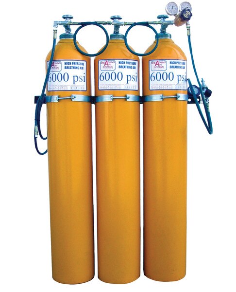 CS6-3R Three Cascade Cylinders With Plumbing HP Hose 6000PSI | High ...