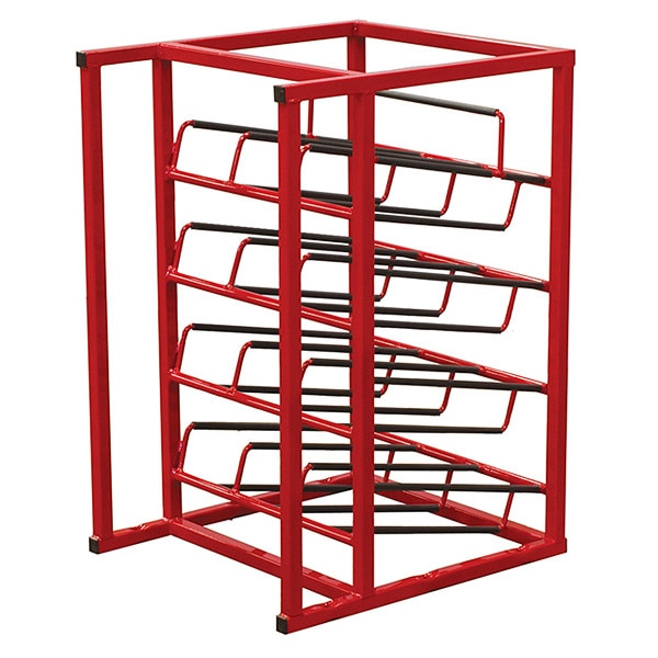 LR12-U Twelve SCBA Cylinder Storage Rack | High Pressure Breathing Air ...