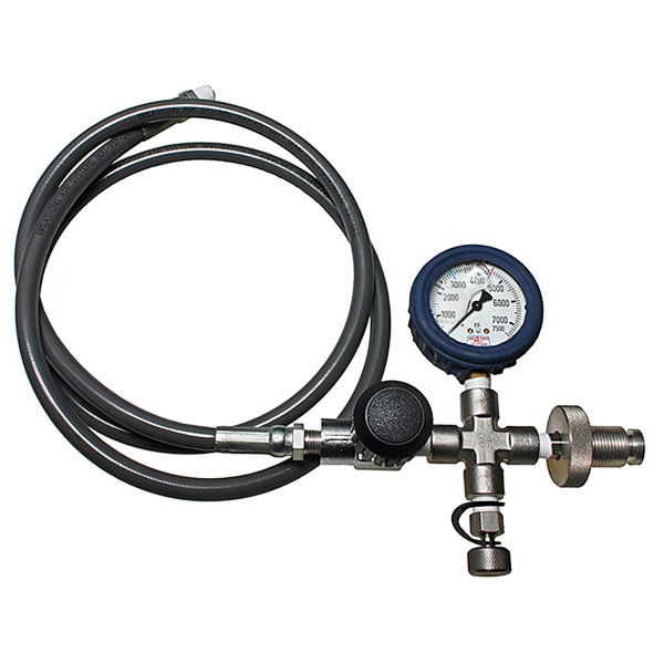 M1725DIN Fill Hose, DIN SCUBA - High Pressure SCUBA Air Fill Hose Whip ...