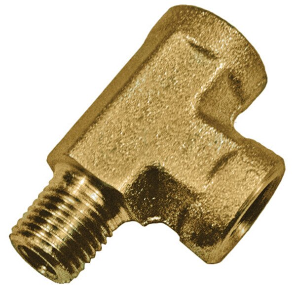 STO2 Oxygen 1/4" TEE Brass Pipe Fitting | 2400PSI High Pressure Oxygen ...