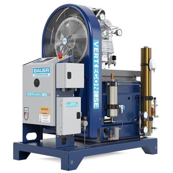 BAUER VERTECON SE / 13-E1 | 13 CFM | Single Phase | 6000 PSI COMPRESSOR ...